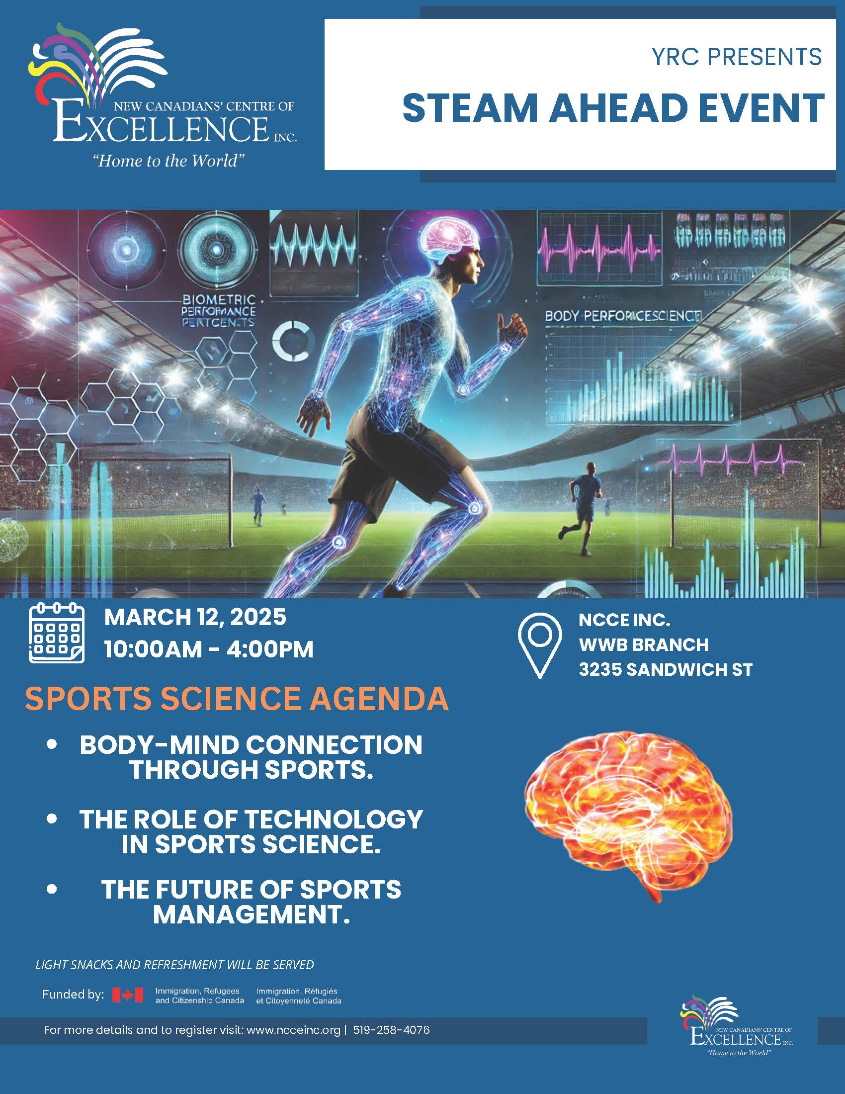 STEAM Ahead - Sports Science Workshop - New Canadians' Centre of ...